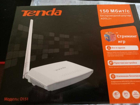 Wi-Fi роутер Tenda/ Почти новый.