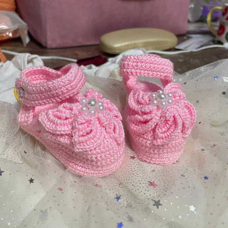Башмачки розовые зефирки