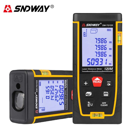 Lazer metr Professional SNDWAY 50m. Дальномер лазерная