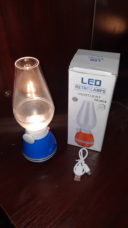 Retro led lampa USB zaraydkali