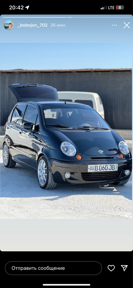 Chevrolet Matiz Black