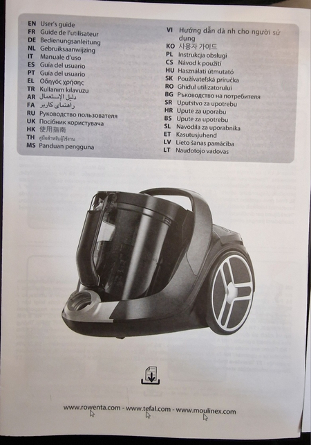 Tefal silence force cyclonic tw7272