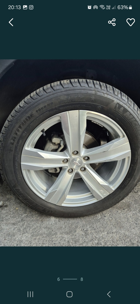 Продам отличные диски с балонами michelin 19 дюймовые