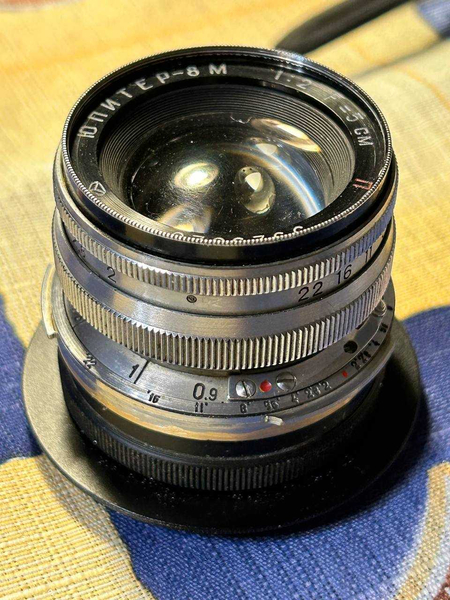 Адаптер CONTAX-RF на  Байонет Е