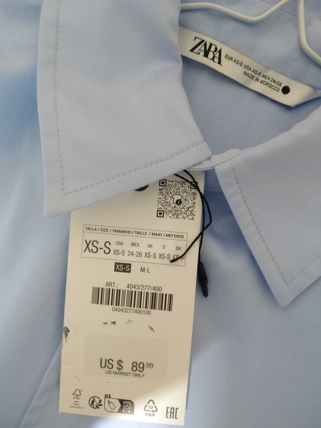 Zara Oversize рубашка