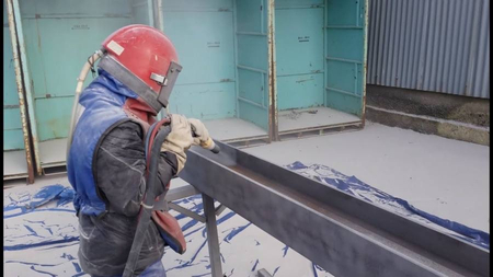 Услуги пескоструя, пескоструйная очистка
