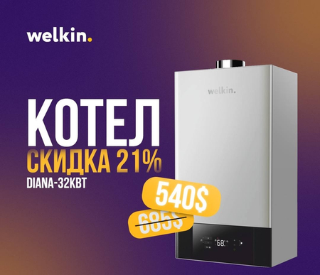 Двухконтурный газовый котел Welkin