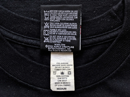 VINTAGE 2002 WWE™ «GOLDBERG» 100% U.S.A. Cotton Men's Tee — M