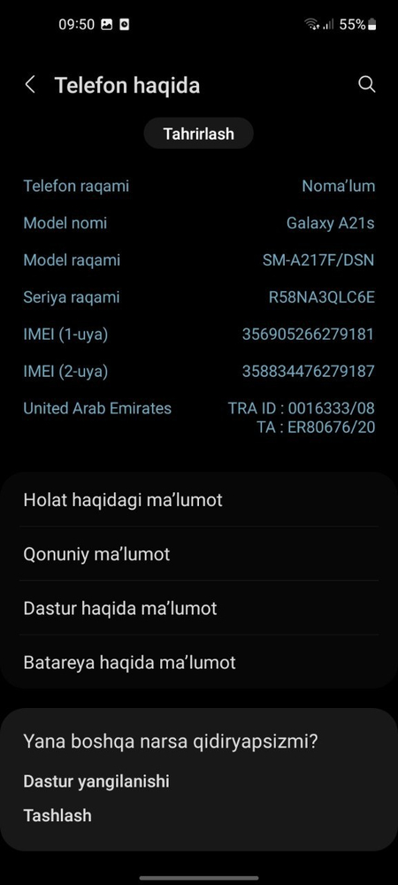 Telefon sotiladi