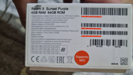 Redmi 9 holati ideal.