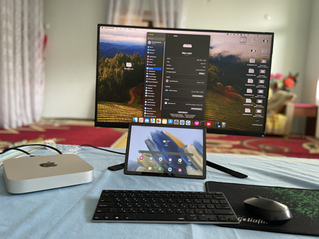 Mac mini M1  Tab a8 144hz monitor