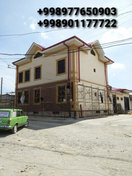 Фасад ишлари киламиз