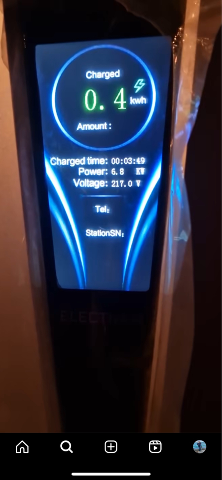 Зарядка для электромобиля 7 квт зарядное устройство byd leap motor