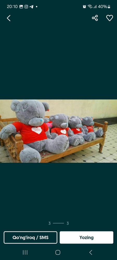 Tedi Teddy Mishka ayiq (optim)