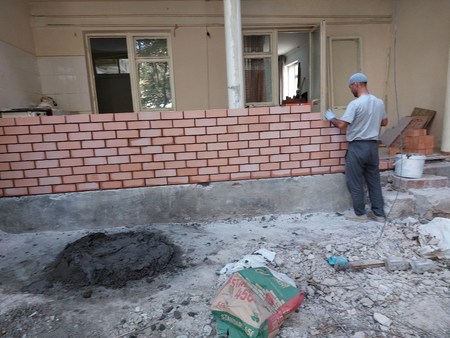 Кладка балконов, Решётка, Казырёк