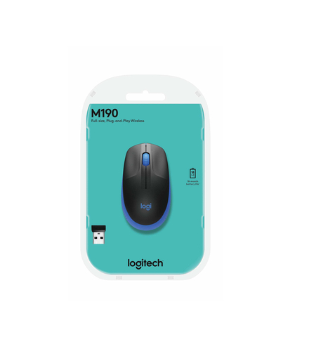 | Беспроводная Мышь Logitech M190  Blue