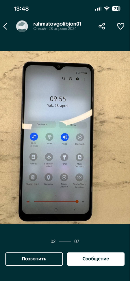 Samsung A12 sotiladi