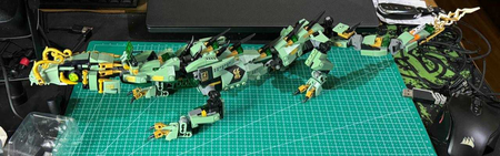Lego Green Ninja Mech Dragon