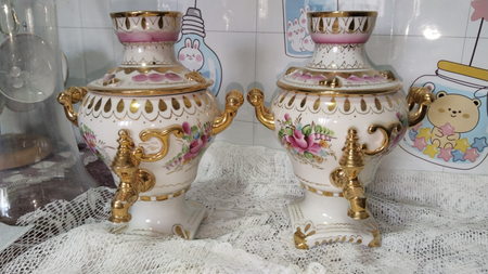 Самоварчики Гжель без чайничков