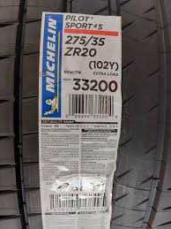 Michelin 275/35 ZR20 Pilot Sport 4S Sotiladi