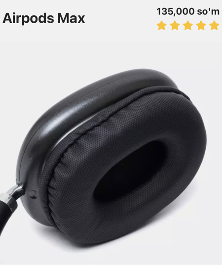 Airpods Max sifatlisi faqat bizda soni cheklangan