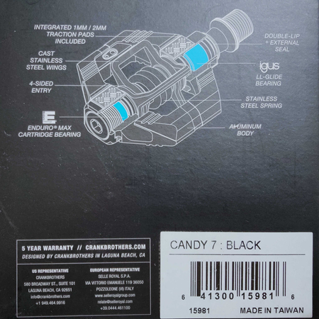Педали контактные CrankBrothers Candy 7
