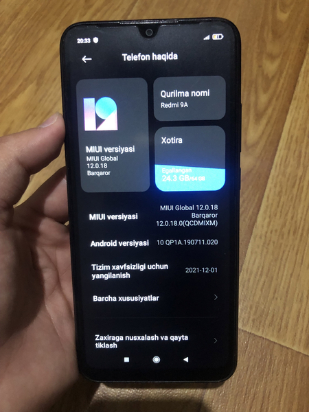 Redmi 9A 4/64.