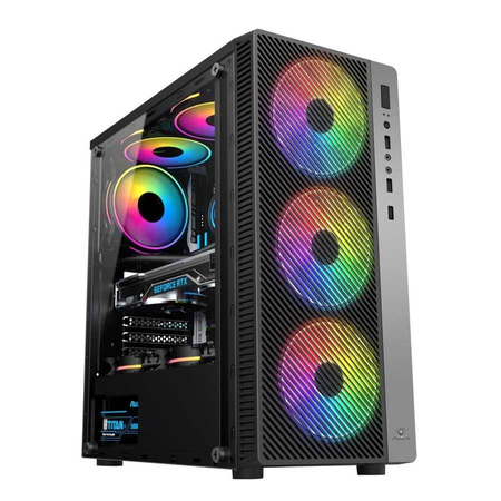 Корпус AULA FZ008 + 3 RGB кулера в комплекте