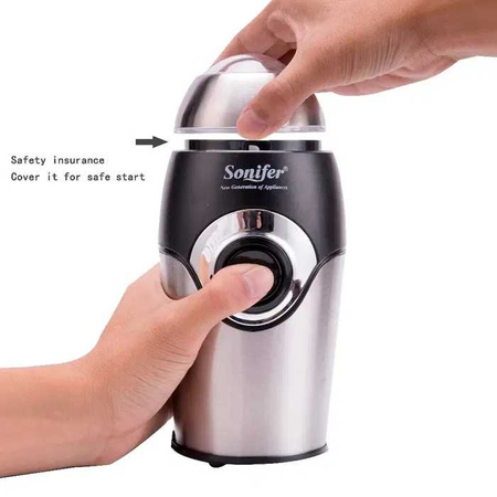 бесплатная доставка. Электрическая мини кофемолка Sonifer SF-3507