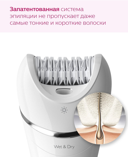 Эпилятор Philips BRE700/00 Epilator Series 8000