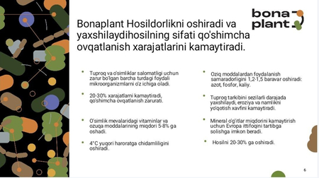 Bio simulyator.O'simlikni tez va sog'lom o'stiruvchi modda#bona pleant