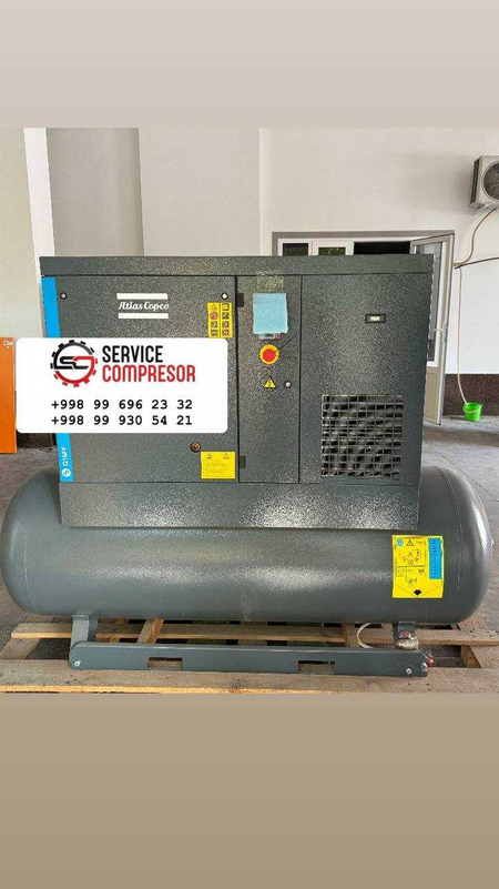 Винтовой воздушный компрессор ATLAS COPCO (Made in Belgium) G18P