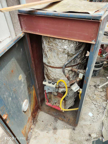 Напольный бытовой газовый котел