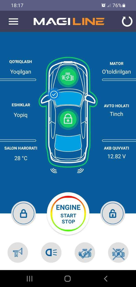 Magiline, Magicar signalizatsiyalari uchun gsm modul.