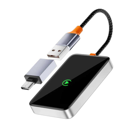 Беспроводной адаптер WIWU CarPlay USB (Wi-CP001) (серый)