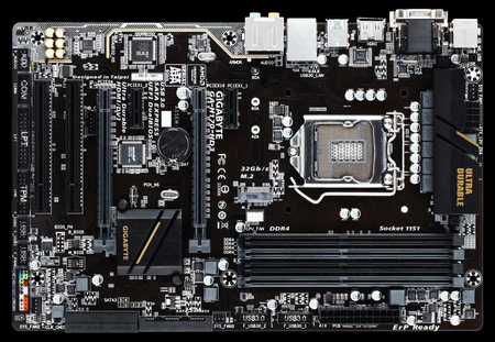 Gigabyte GA-H170-HD3 + core i5 6500 + 8 gb ozu