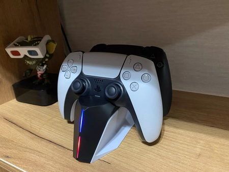 Ps5 Dual sense . Зрядная док-станция для двух контроллеров PS5, быстра