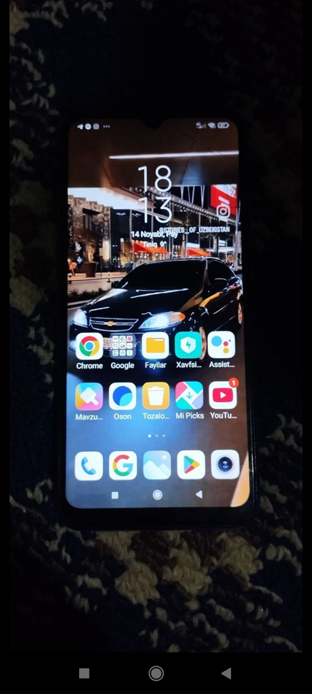 Telefon zoʻr aybi yoq ogan odam baraka topadi xotira 64 gigabayt