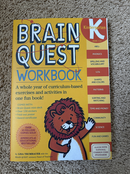 Brain Quest Workbook: Kindergarten