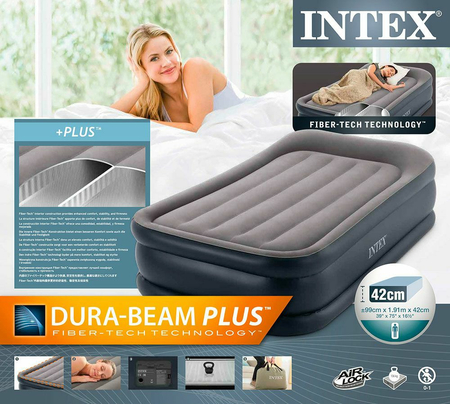 Надувной крават-191x99x42. Intex-64132. Доставка бесплатно