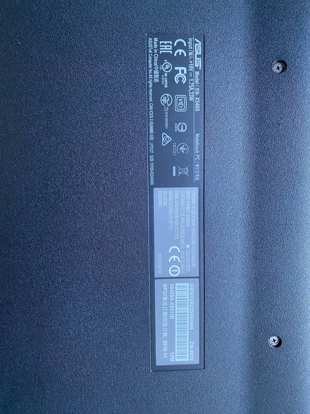 Asus x540s noutbuki zôr sastayaniyada