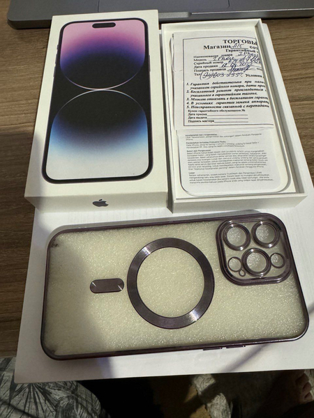 iPhone 14 Pro Max, Violet,  Sim + e-Sim, 256. 92 %. 790 $