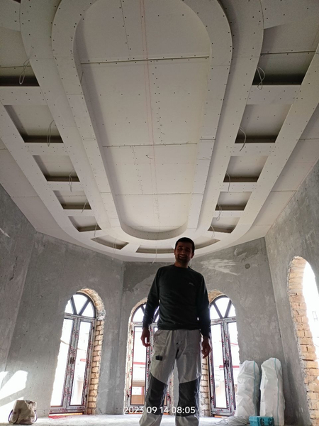Gipsakarton ustasi sifatli ishlar