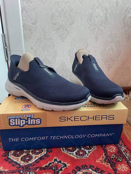 Американские SKECHERS темно-синего цвета, 45 размера