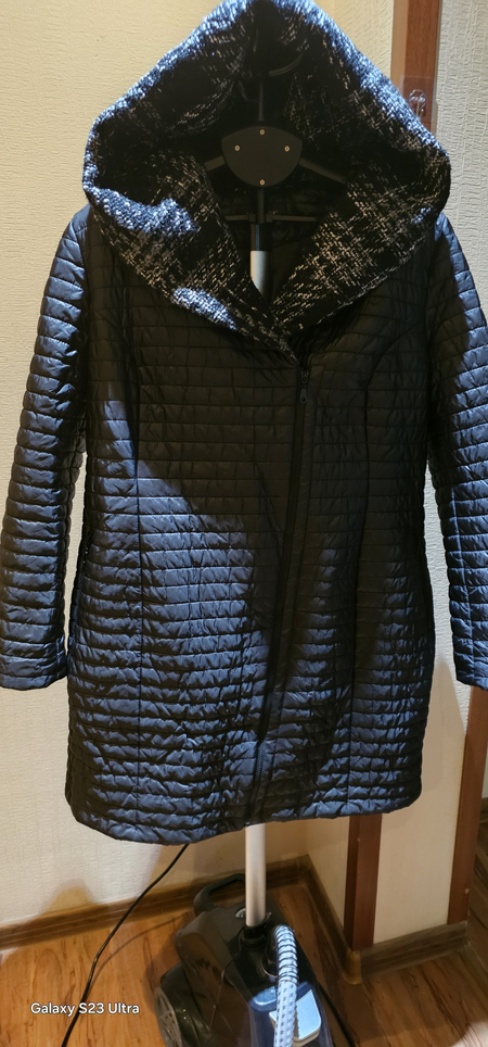 Стеганное польто 2xl-3xl