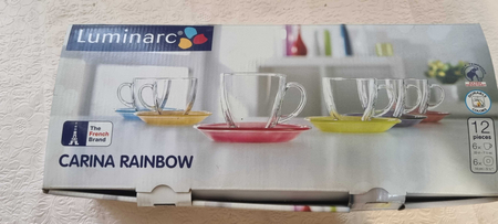 Чайный сервиз Luminarc Carina Rainbow , 6 персон, 12 предм.