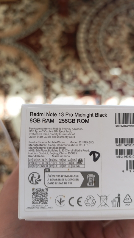 Redmi note 13 pro 256/8