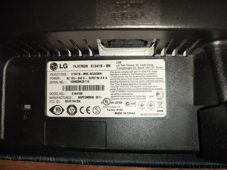 Монитор LG FLATRON e1941