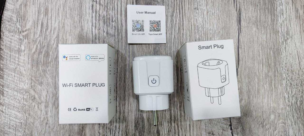 Wifi розетка 20А с ваттметром умная розетка Алиса