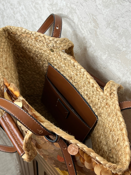 Сумка Zara соломенная